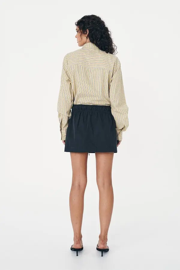 ROWIE Jessica Cargo Mini Skirt - Washed Ink