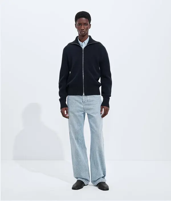 Bottega Veneta Sky Bleached Wide Leg Jeans - Light Bleach