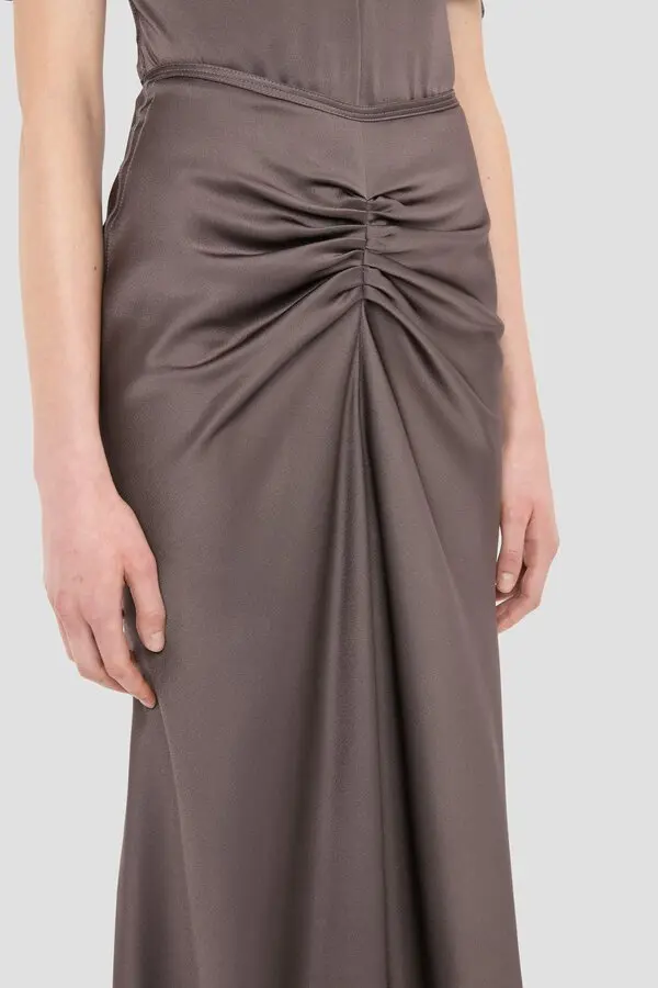 Victoria Beckham Bela Midi Skirt - Grey