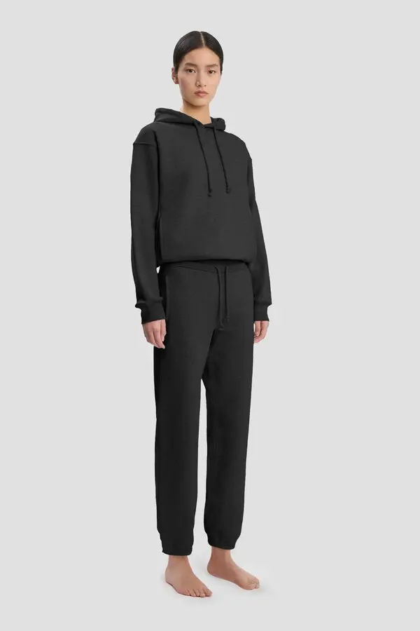 Victoria Beckham Logo Embroidered Jogger - Black