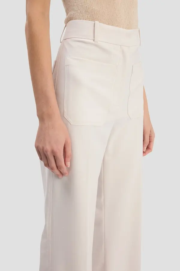 Victoria Beckham Alina Trouser - Bone