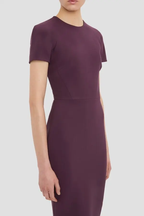 Victoria Beckham Claude Midi Dress - Fig