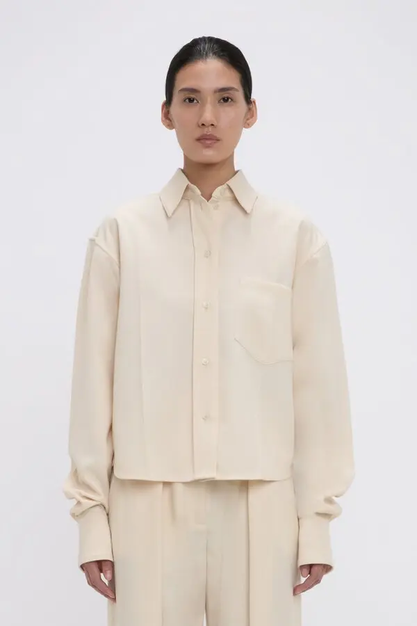 Victoria Beckham Ellys Shirt - Alabaster
