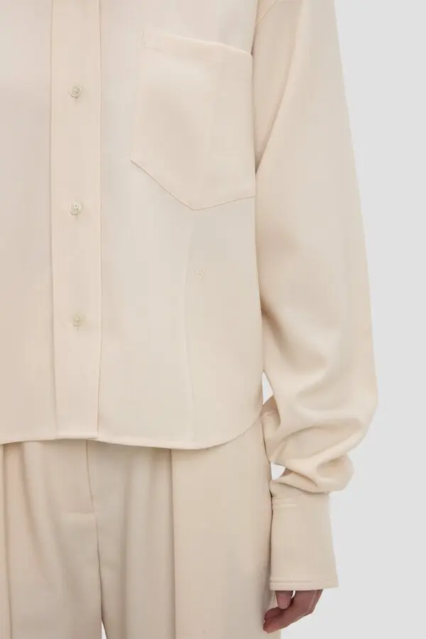 Victoria Beckham Ellys Shirt - Alabaster