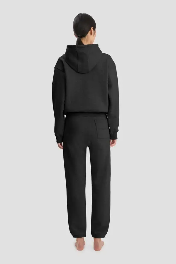 Victoria Beckham Logo Embroidered Hoodie
