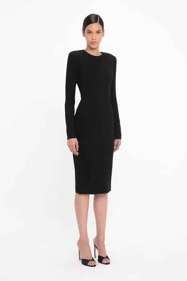 Victoria Beckham Long Sleeve T-shirt Dress