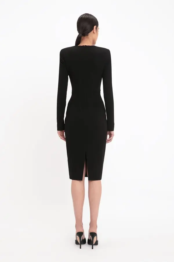 Victoria Beckham Long Sleeve T-shirt Dress
