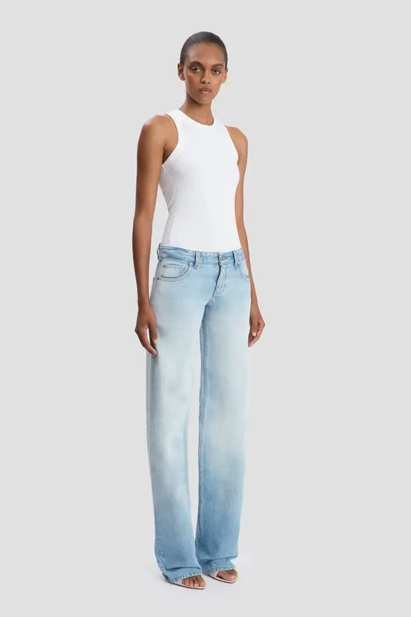 Victoria Beckham Ribbed Racer-back Tank