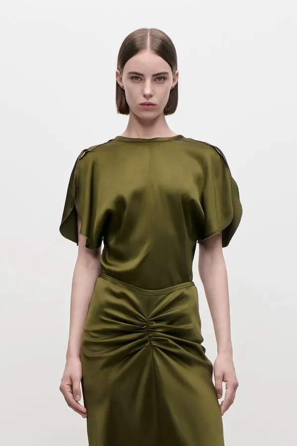 Victoria Beckham Bela Top - Green
