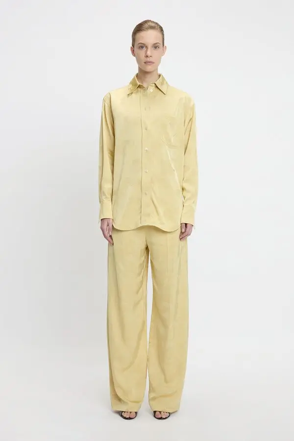 Victoria Beckham Pyjama Shirt - Gold