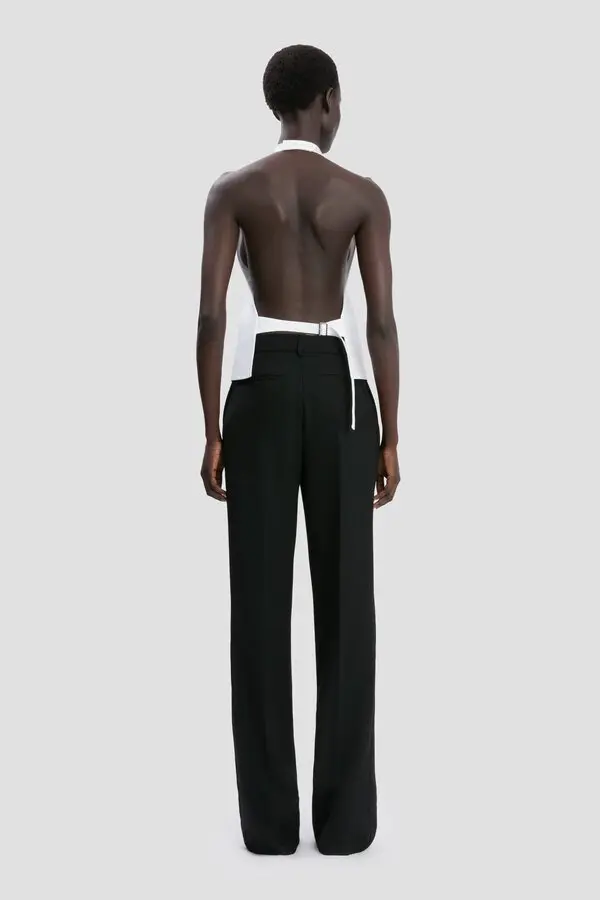 Victoria Beckham Backless Bib Top