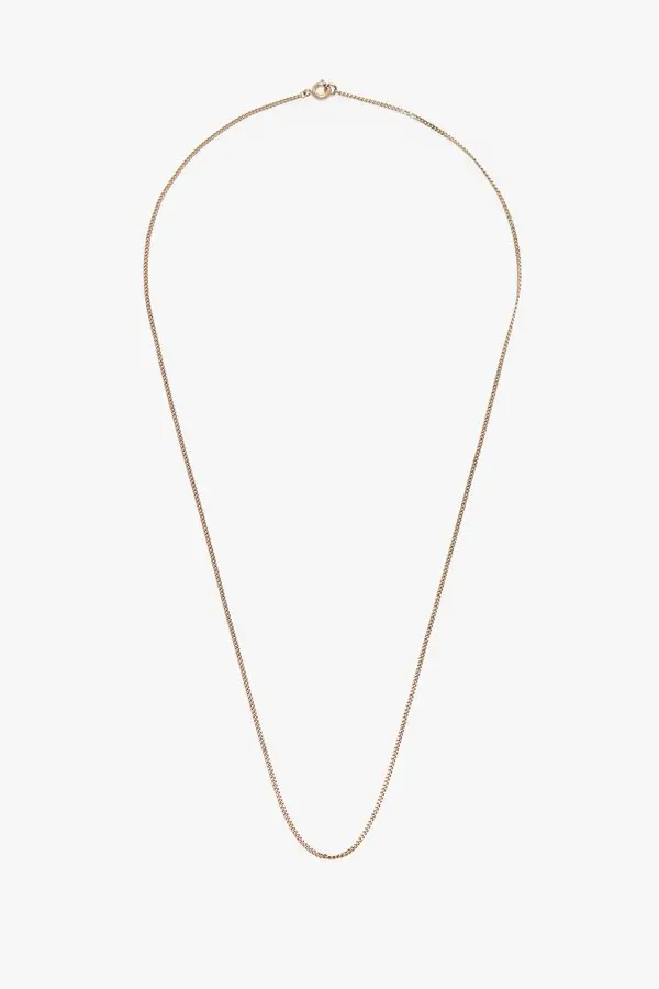 Victoria Beckham Long Fine Chain Necklace - Gold
