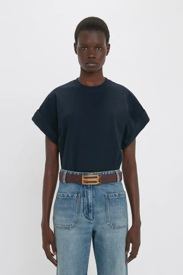 Victoria Beckham Tilly T-shirt - Navy