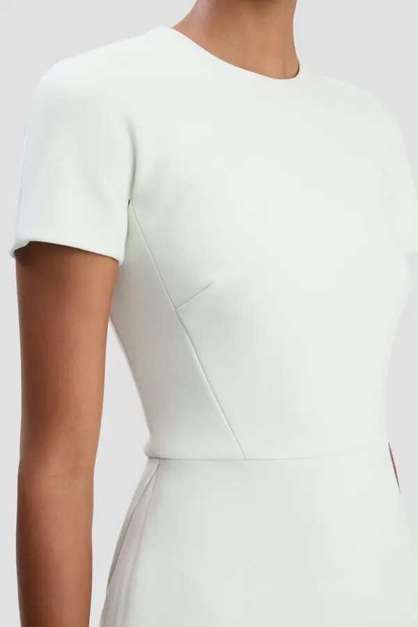 Victoria Beckham Fitted T-shirt Midi Dress