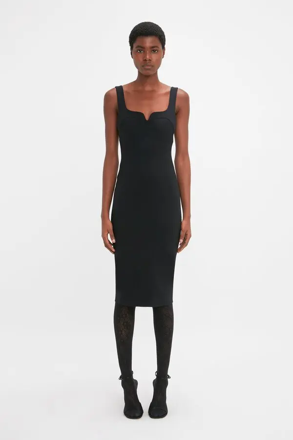 Victoria Beckham Fitted T-shirt Dress