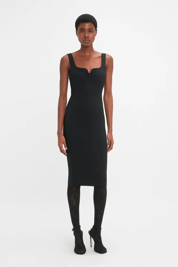 Victoria Beckham Fitted T-shirt Dress
