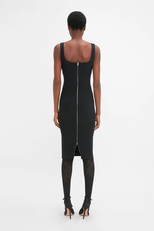 Victoria Beckham Fitted T-shirt Dress