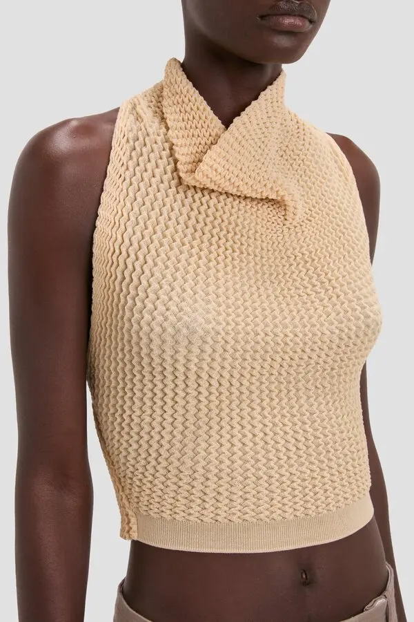 Victoria Beckham Sleeveless Draped Top