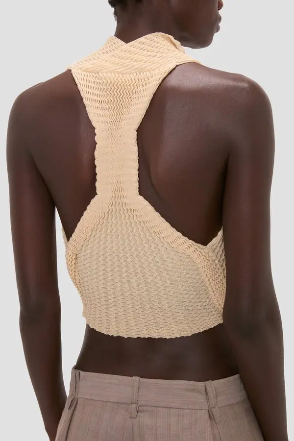 Victoria Beckham Sleeveless Draped Top
