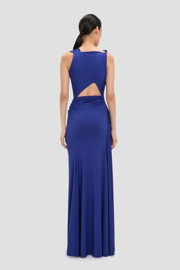 Victoria Beckham Sleeveless Draped Gown