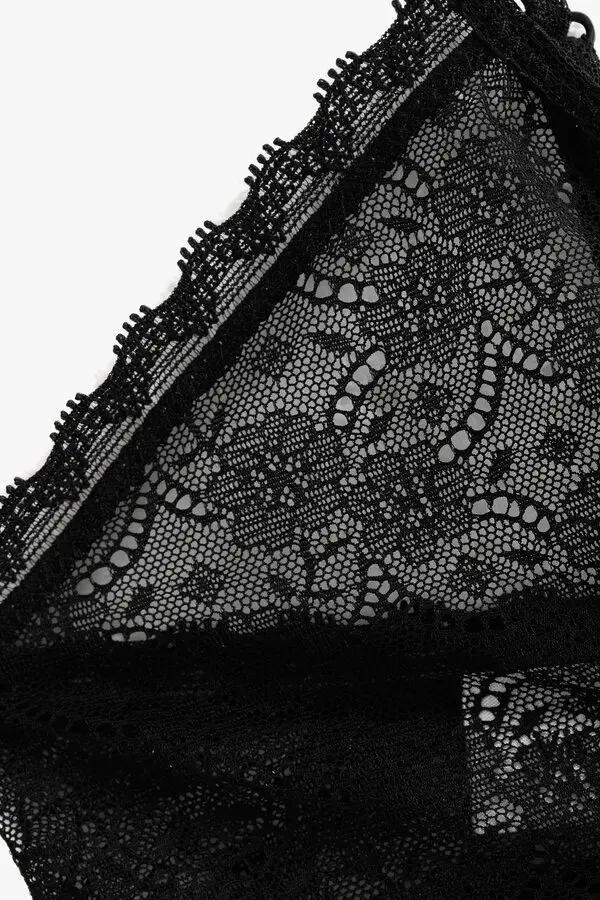 Victoria Beckham Lace Bra - Black