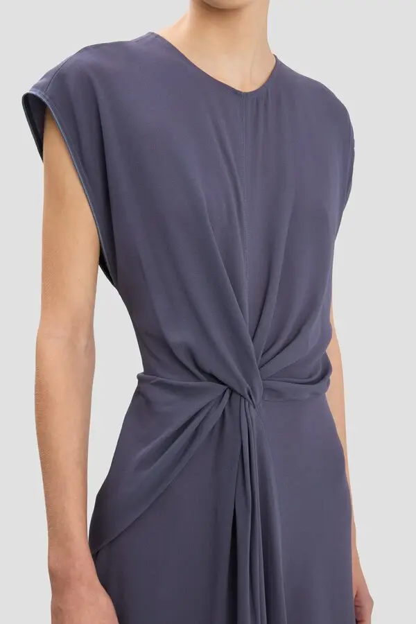 Victoria Beckham Aria Midi Dress - Eclipse