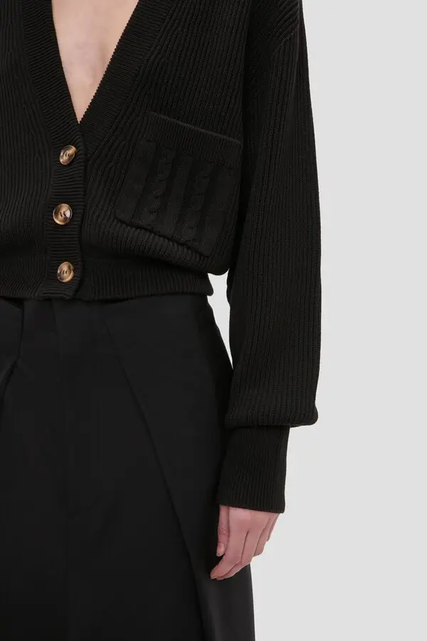 Victoria Beckham Cable Pocket Cardigan