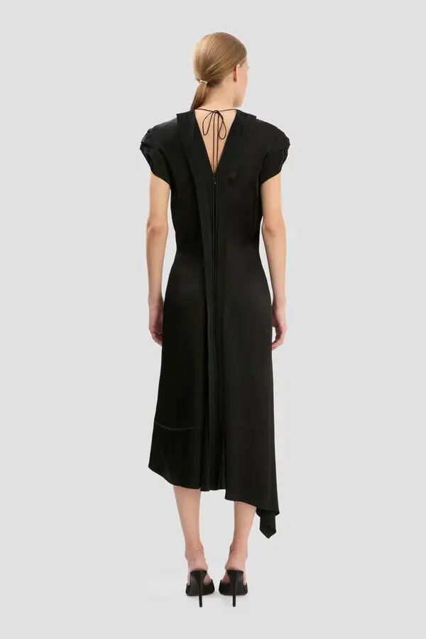 Victoria Beckham Twist Shoulder Dress