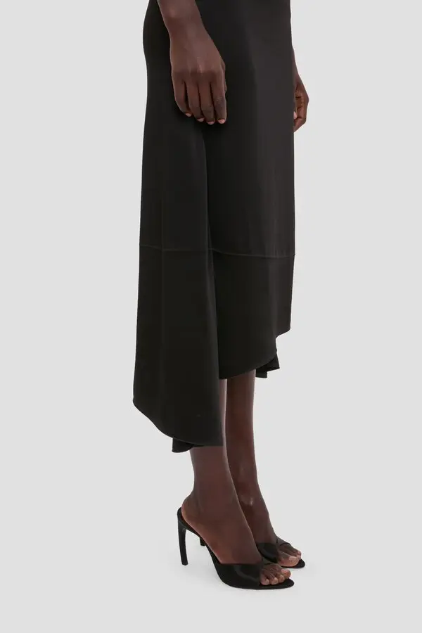 Victoria Beckham Asymmetric Midi Skirt