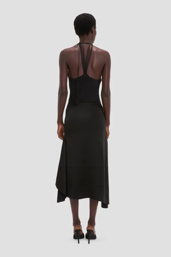 Victoria Beckham Asymmetric Midi Skirt