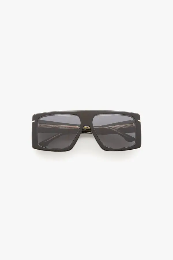 Victoria Beckham Oversized Flat Top Frame - Black