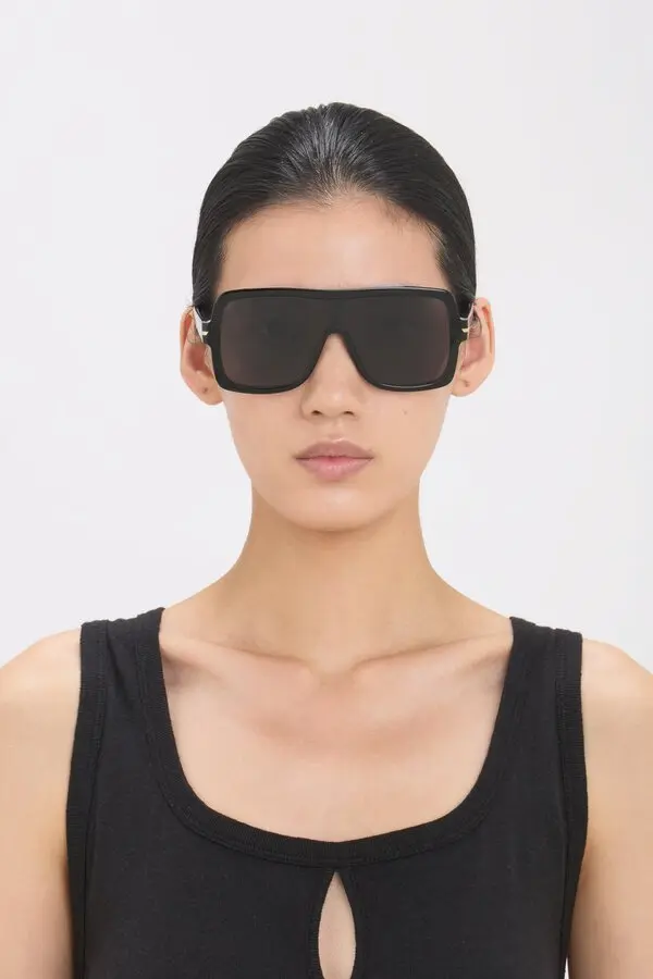 Victoria Beckham Layered Mask Frame - Black