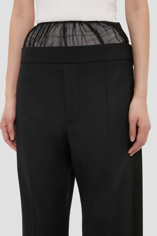 Victoria Beckham Sheer Panel Trouser