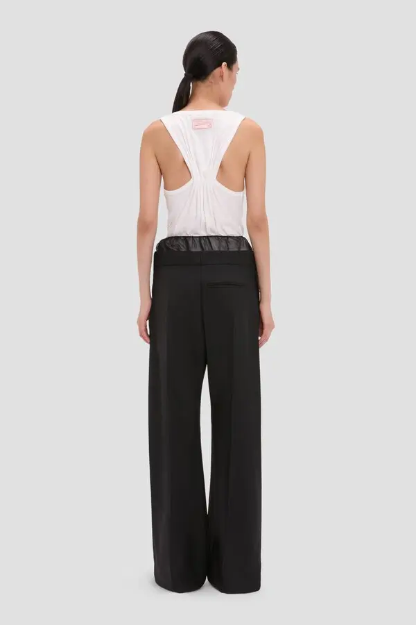 Victoria Beckham Sheer Panel Trouser