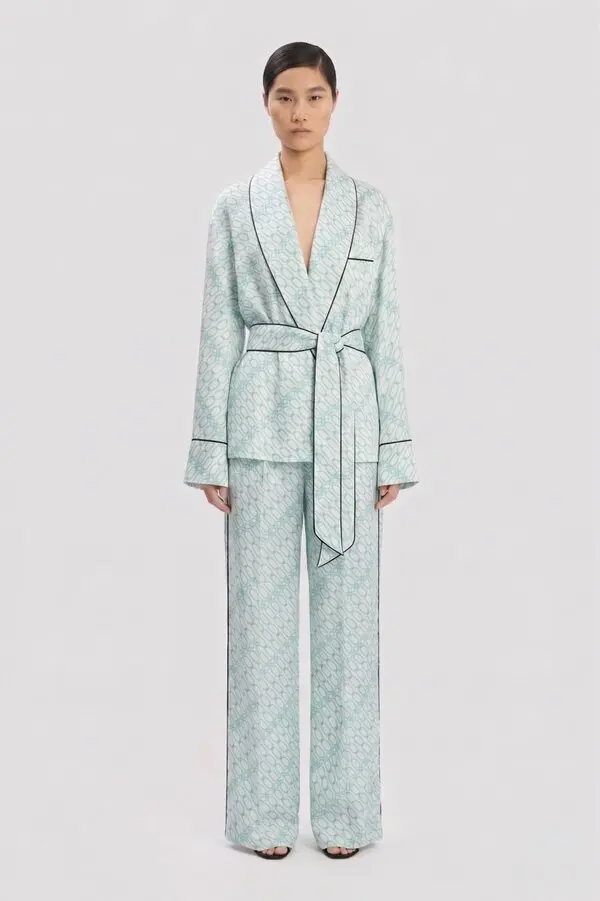 Victoria Beckham Cecilia Trouser - Portofino Print