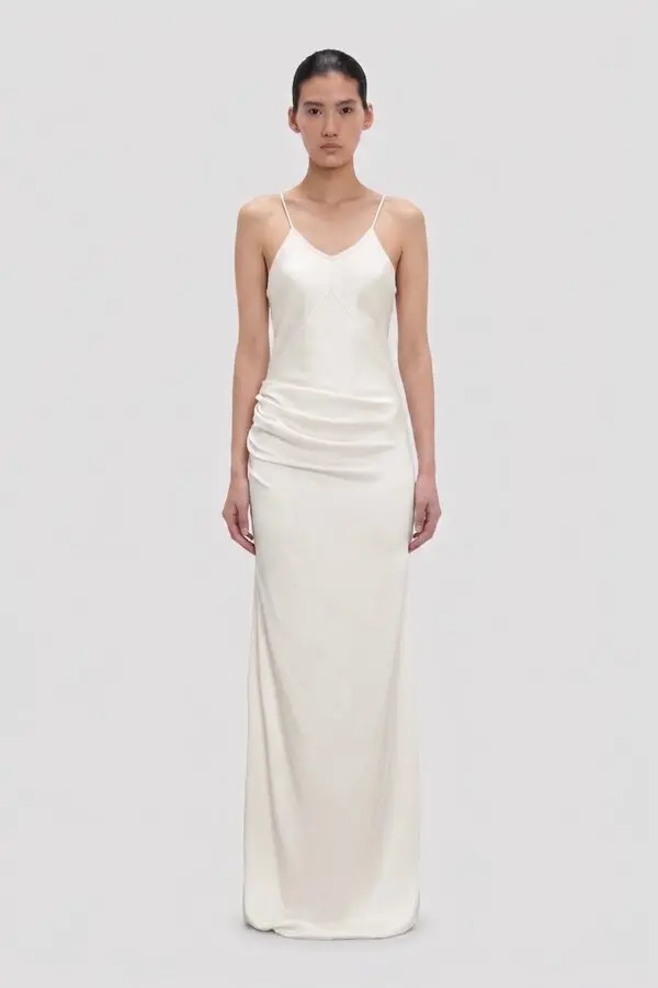 Victoria Beckham Cami Floor-length Dress - Ivory
