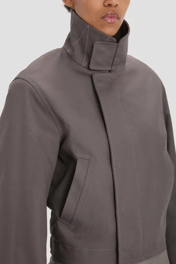 Victoria Beckham Bomber Jacket - Ore