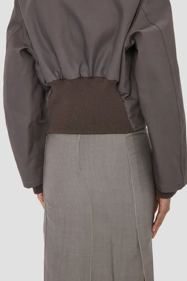 Victoria Beckham Bomber Jacket - Ore