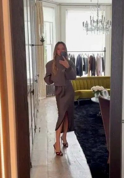 Victoria Beckham Bomber Jacket - Ore