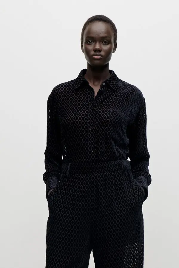 Victoria Beckham Remi Shirt - Black