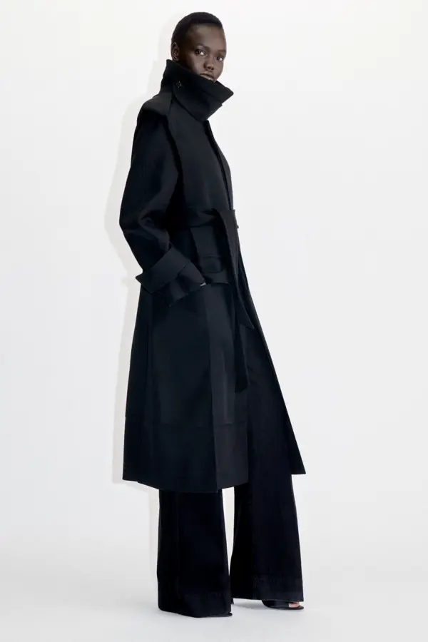 Victoria Beckham Philippa Trench Coat - Black