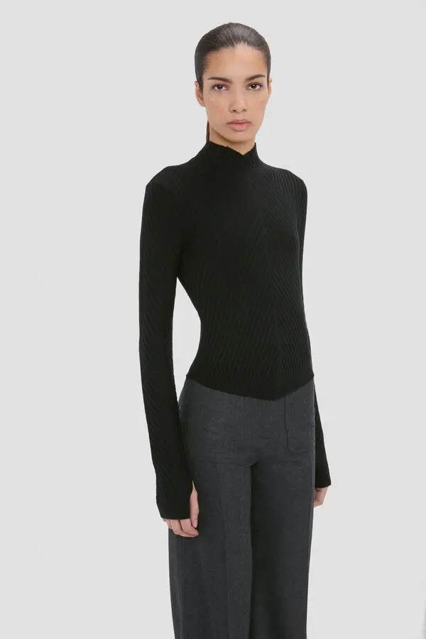 Victoria Beckham Georgia Jumper - Black