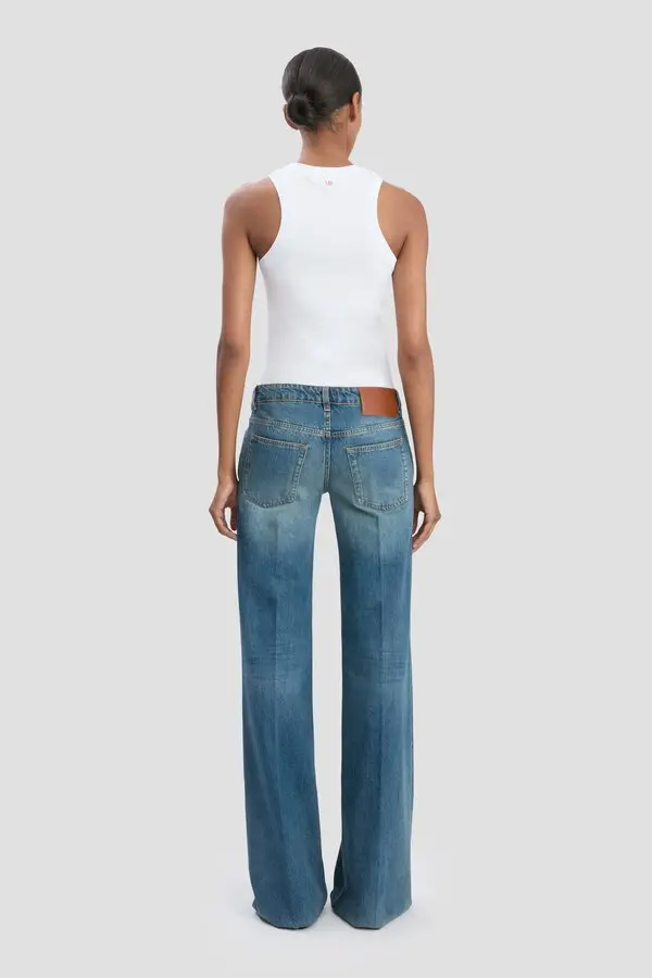 Victoria Beckham Gigi Jean - Mid Blue