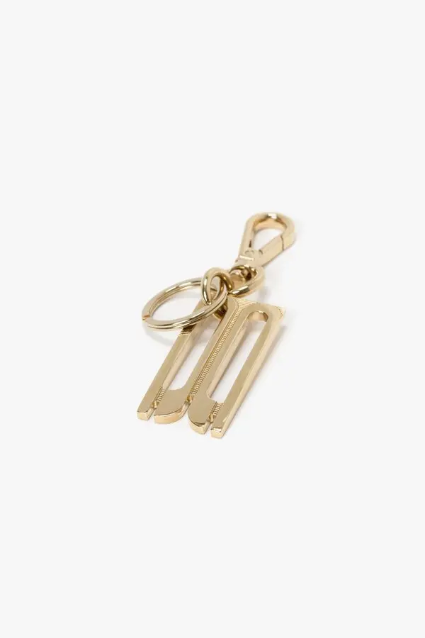 Victoria Beckham Charm Keyring - Gold