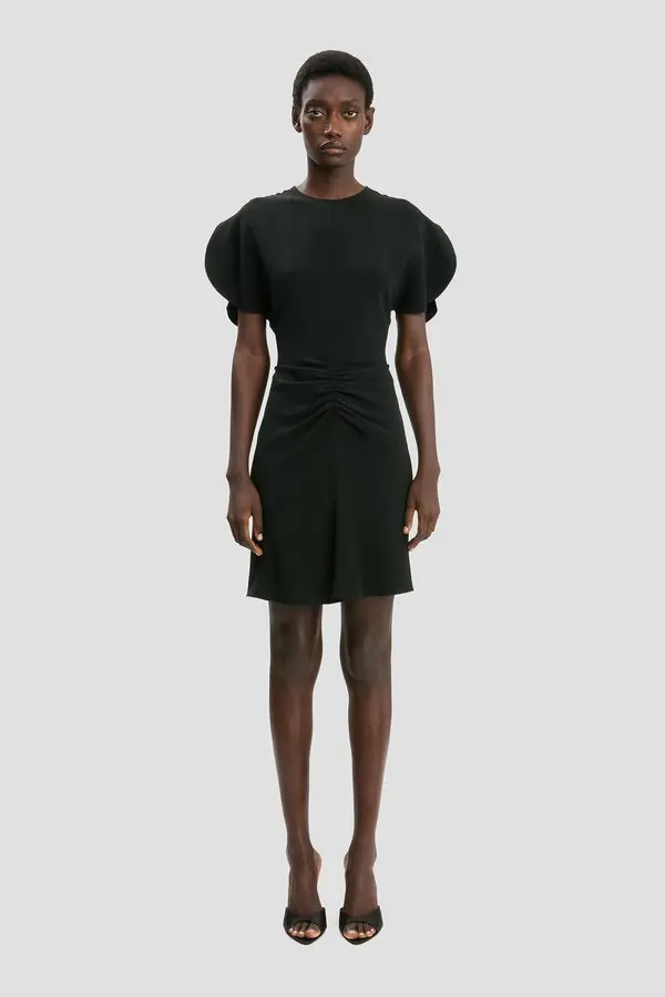 Victoria Beckham Bela Mini Dress - Black