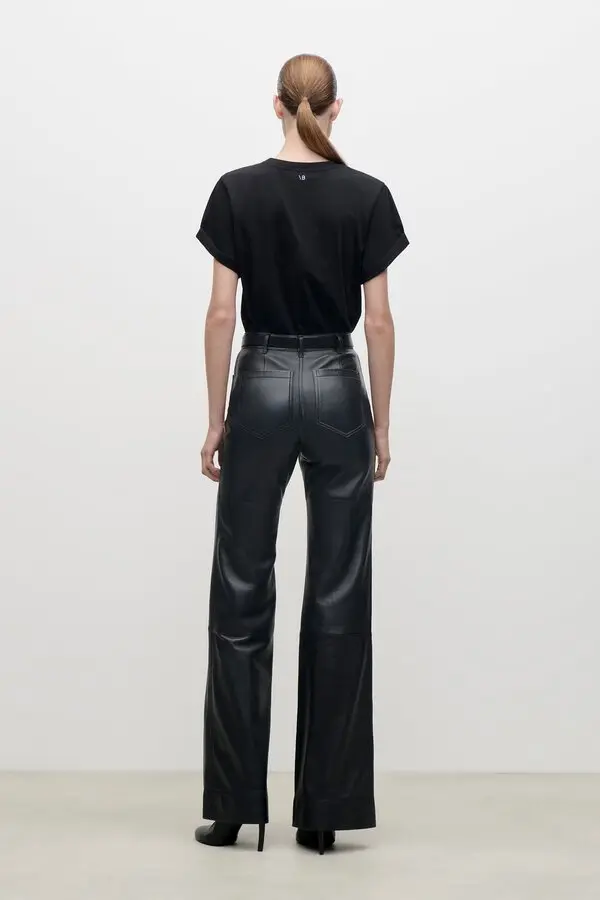 Victoria Beckham Alina Leather Trousers