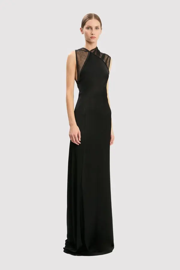 Victoria Beckham Mesh Gown