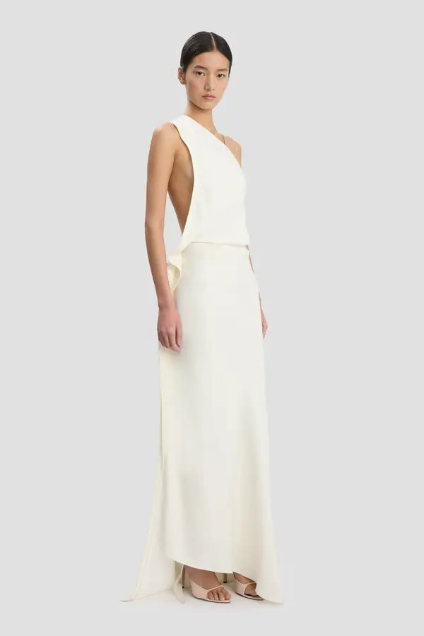 Victoria Beckham One-shoulder Chain Detail Dress