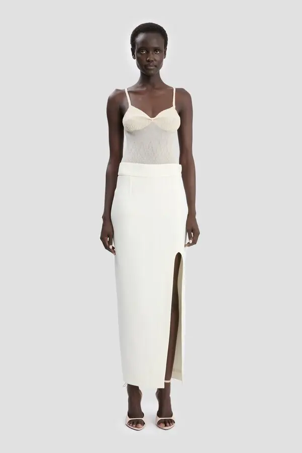 Victoria Beckham Split Skirt