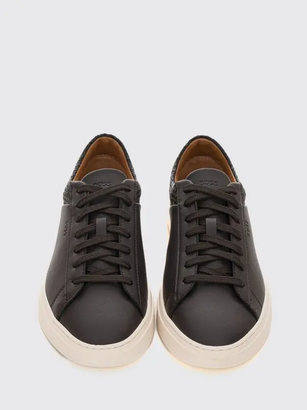 BOSS Lace-up Sneakers - Brown